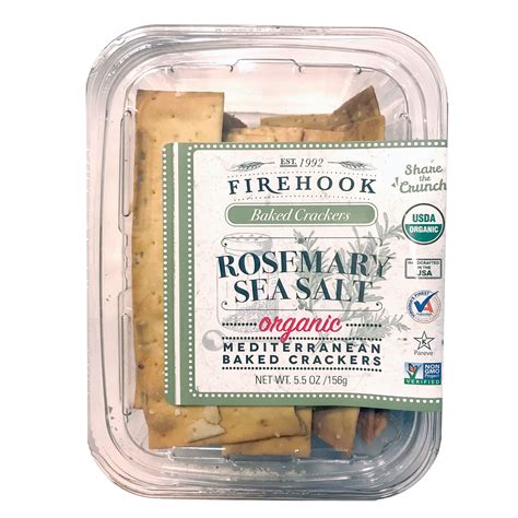 bfmazzeo: Firehook Organic Crackers Rosemary Sea Salt