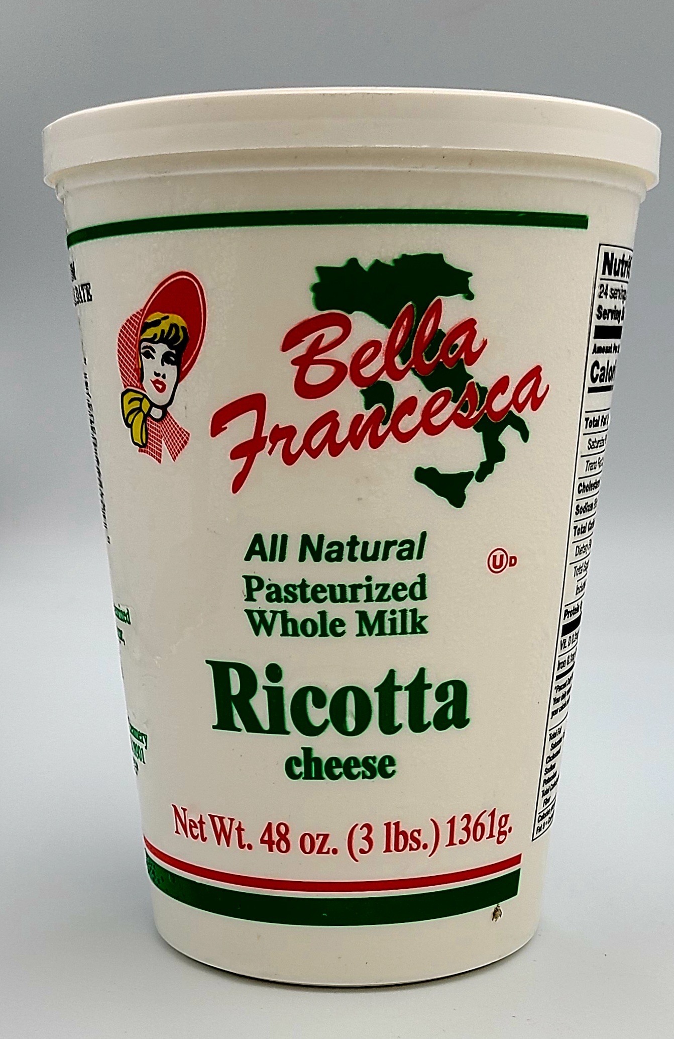 bfmazzeo: RICOTTA CHEESE - 3 LB TUB