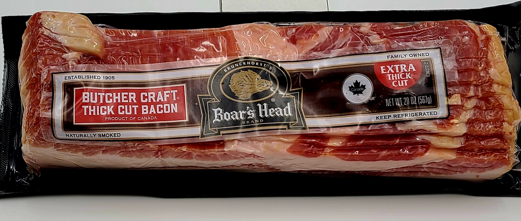 Boar's Head Butcher Craft Thick Cut Bacon - B.F. Mazzeo